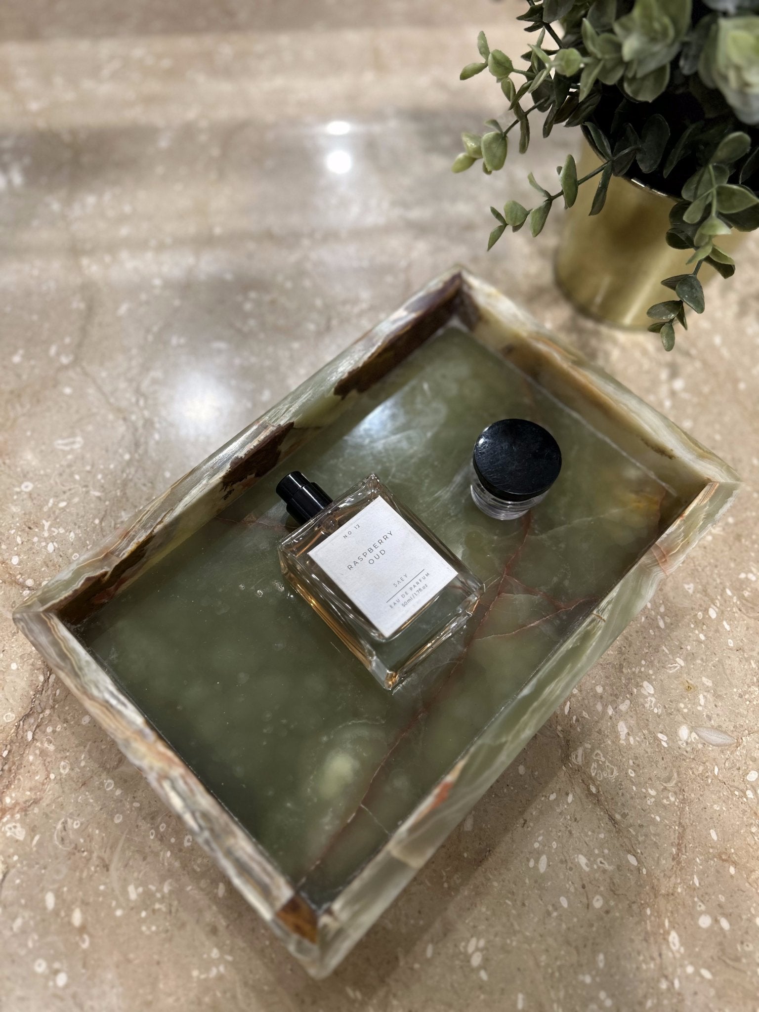 Green Onyx Tray (Made to order) – Saey Fragrances